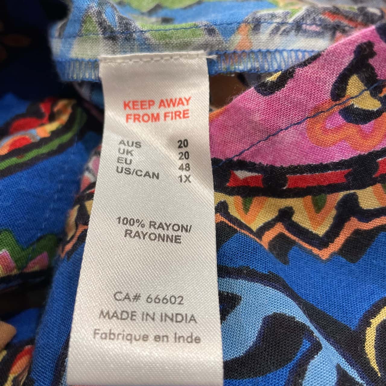 Orientique Womens Size 20 Maxi Dress Blue / Floral (s)