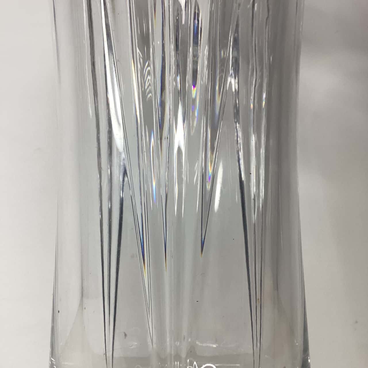 Bohemia Czech republic cut Lead crystal +24%pbO decorative vase