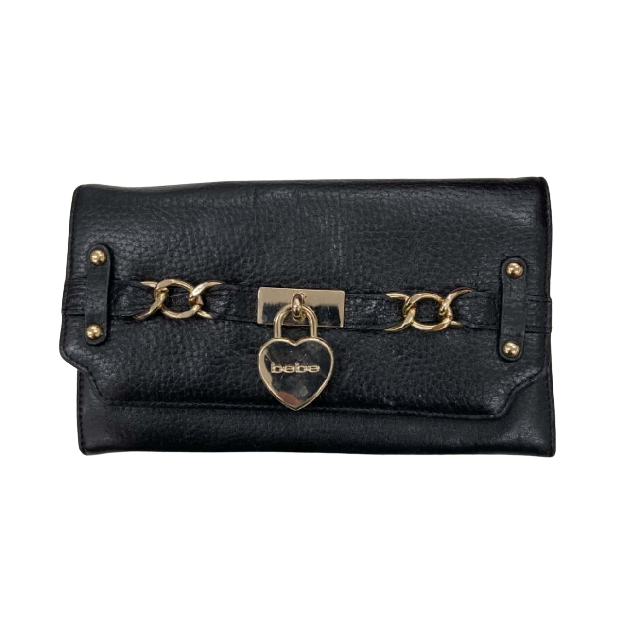 Bebe black leather purse (s)