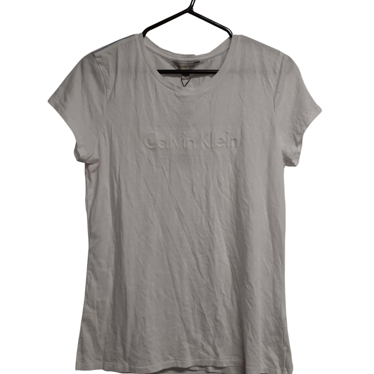 Calvin Klein Jeans Womens Size L T Shirt White S