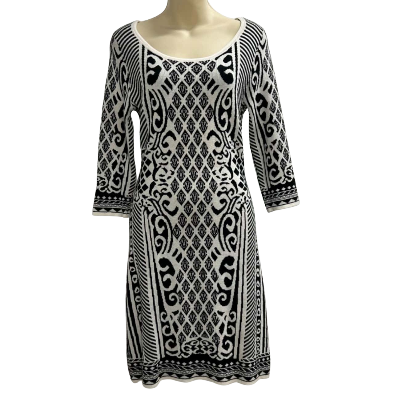 Vertigo Size M Black & White Dress(s)