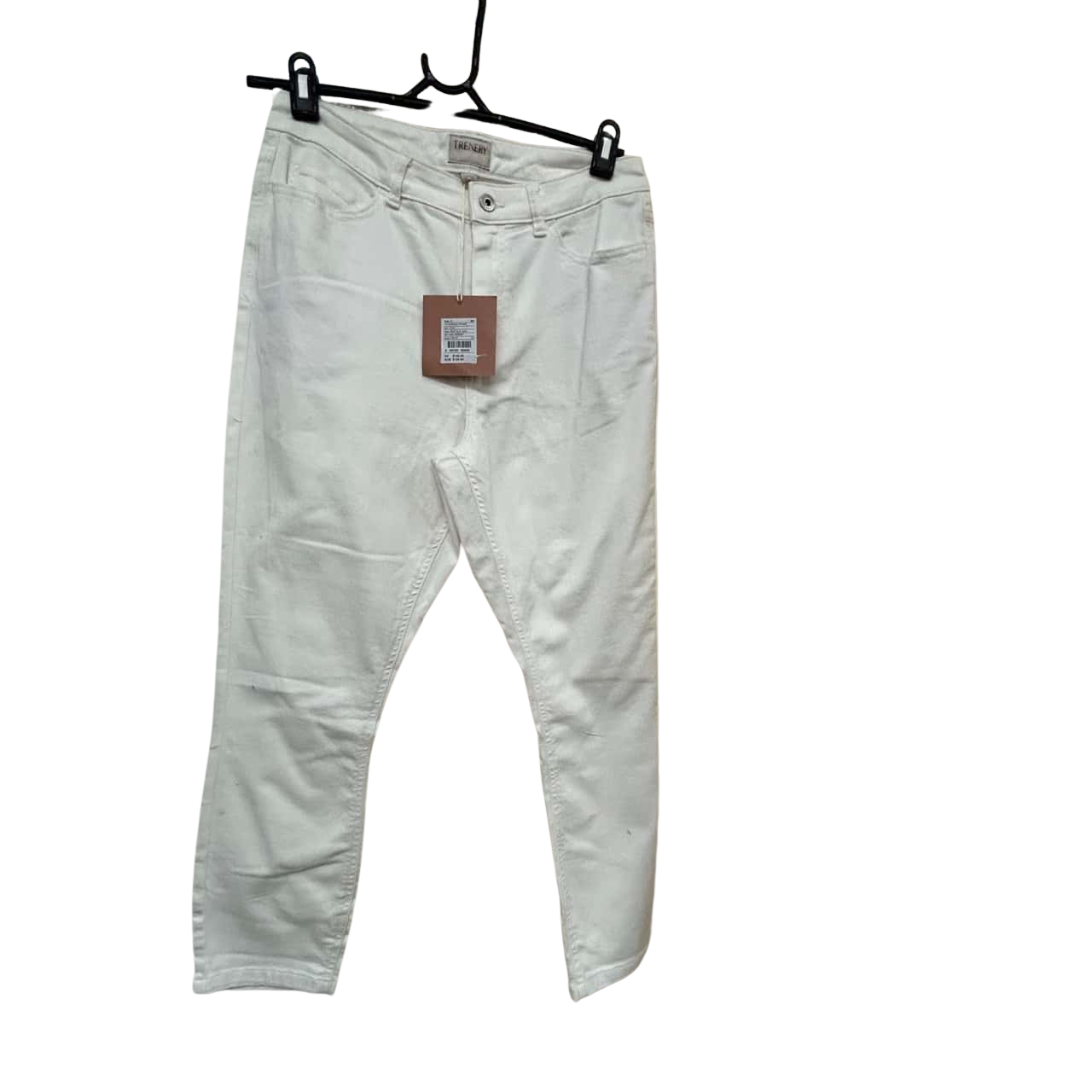 TRENERY CROP SLIM JEANS. SIZE 10