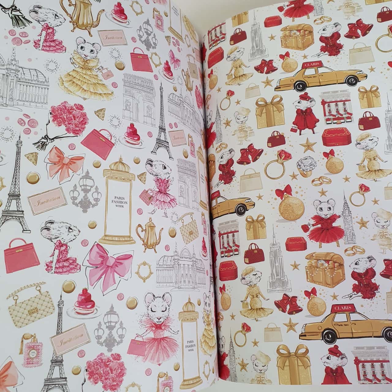 Megan Hess All Wrapped Up 20 Sheets Of Wrapping Paper - New(s)