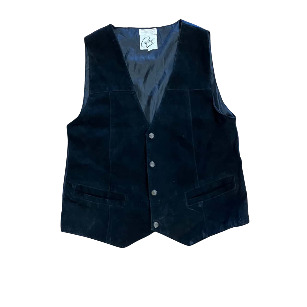 90's Suede Rusty vest Black Size L(s)