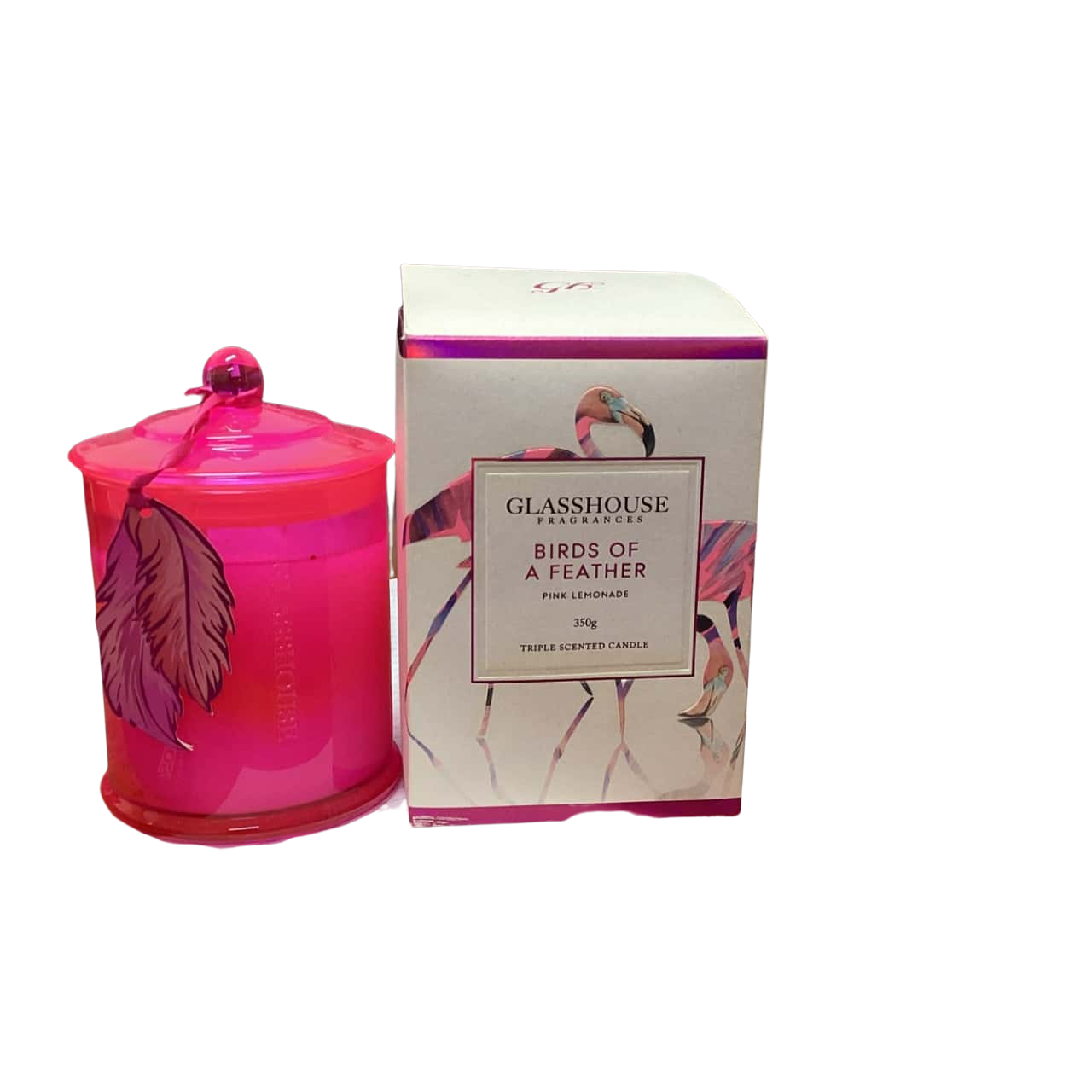 Glasshouse Fragrances Birds of a Feather Pink Lemonade Candle(s)