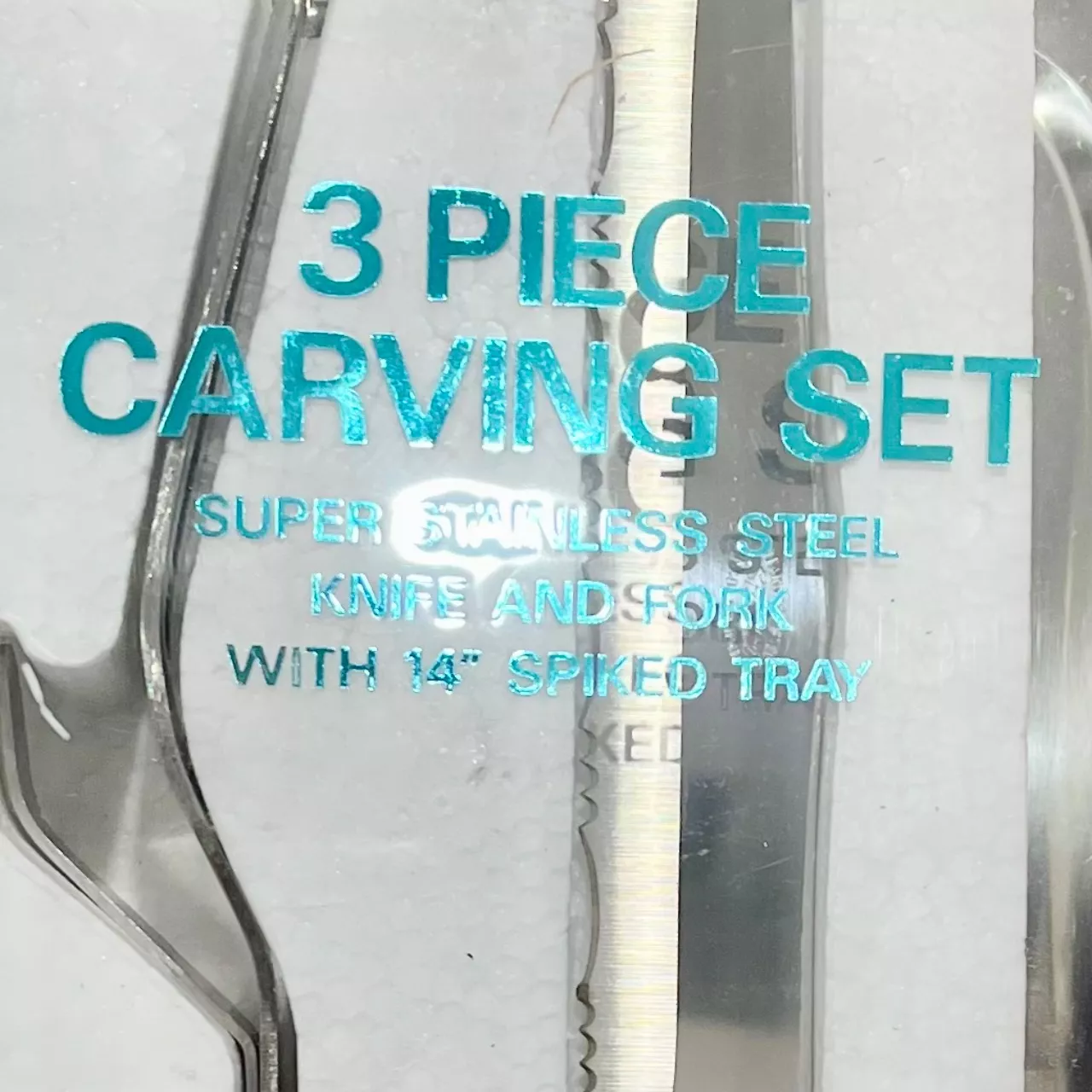 Vintage 3 Piece Carving Set- in Original Box - New Without Tags ...
