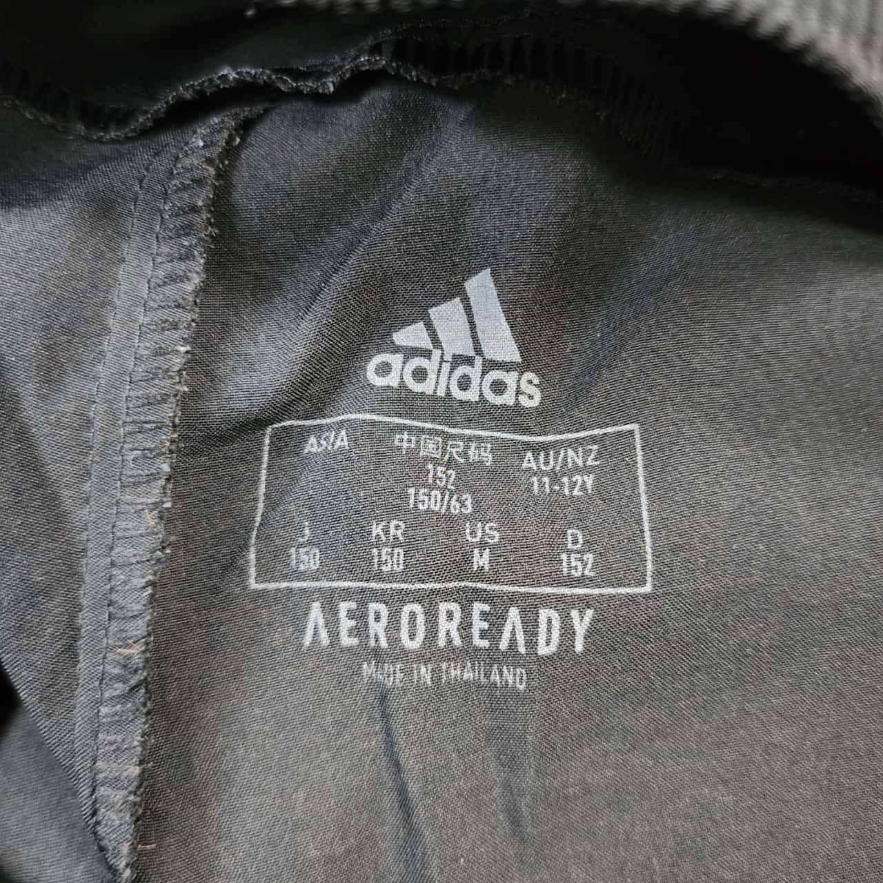 Adidas Kids Size 11 / 12Y Trackies/ Pants Black (s)