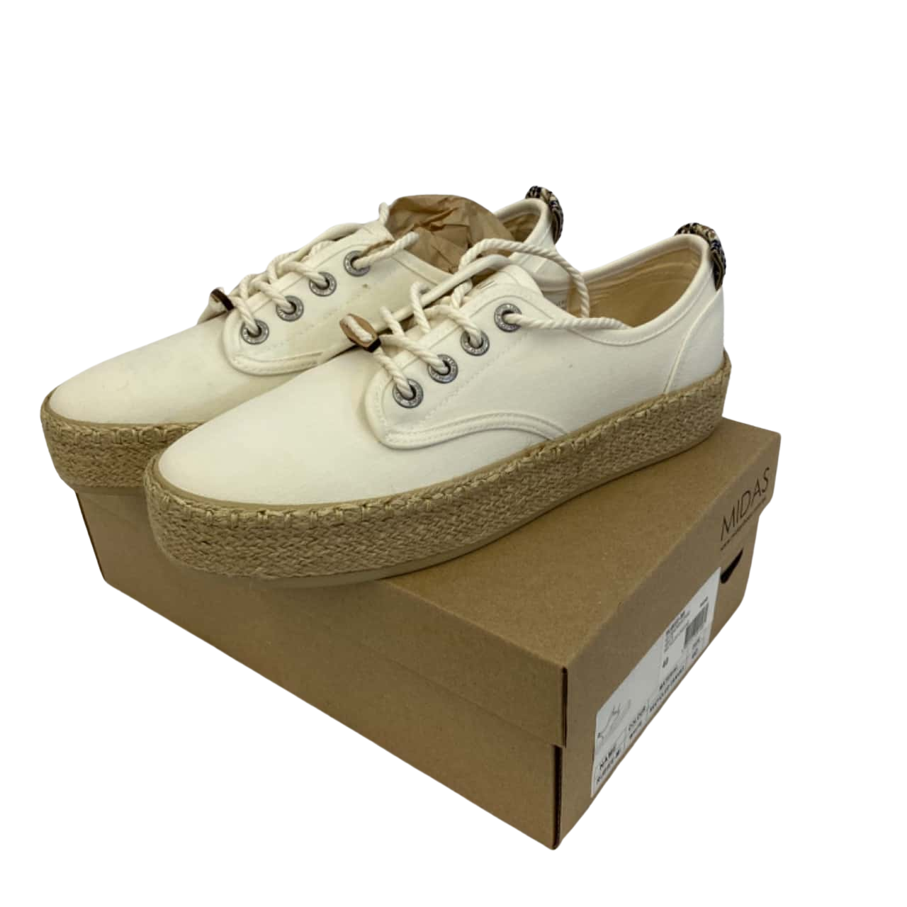 Midas Womens Size 40 White shoes(s)