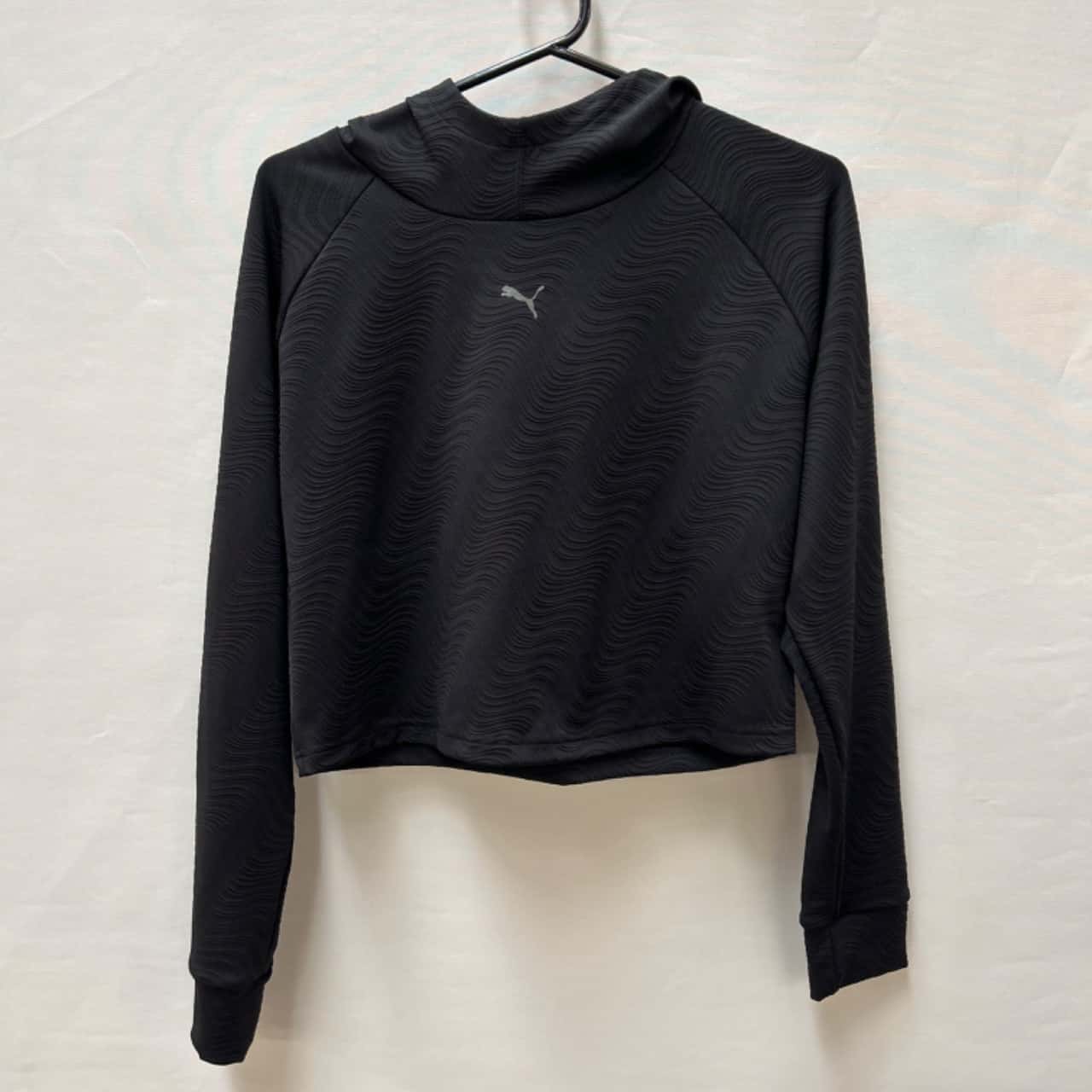 Puma Womens Size XS Black cropped hoodie(s)