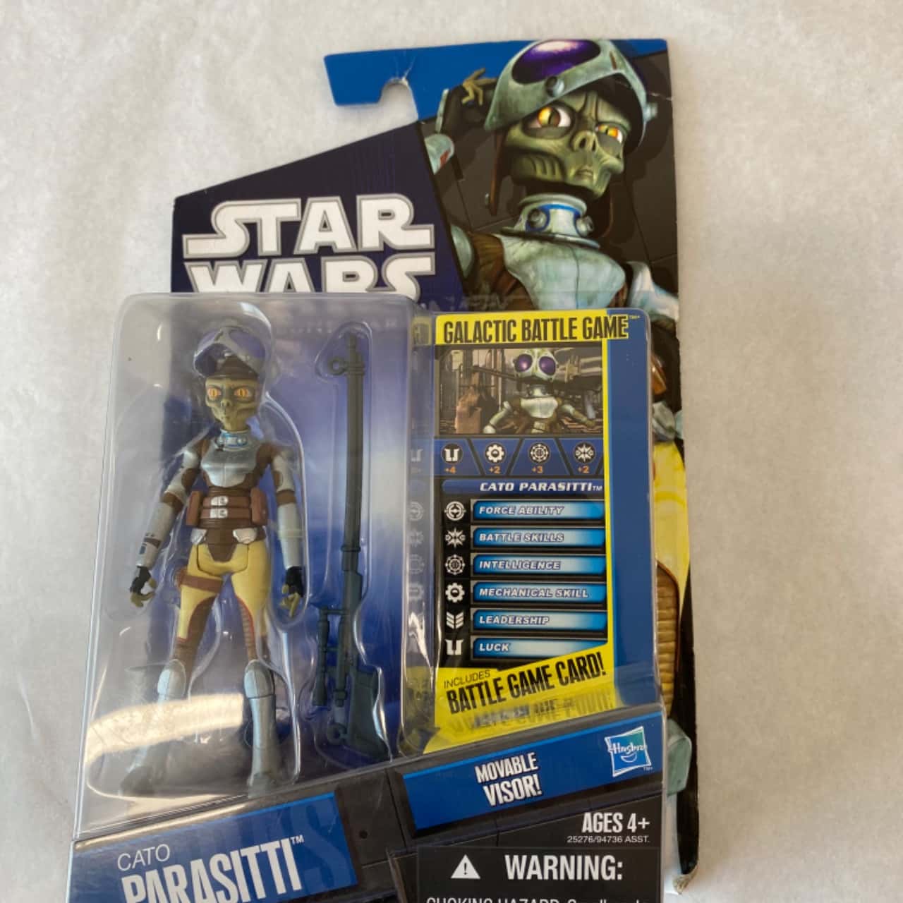 Star Wars The Clone Wars Cato Parasitti Figurine CW37 Factory Sealed(s)