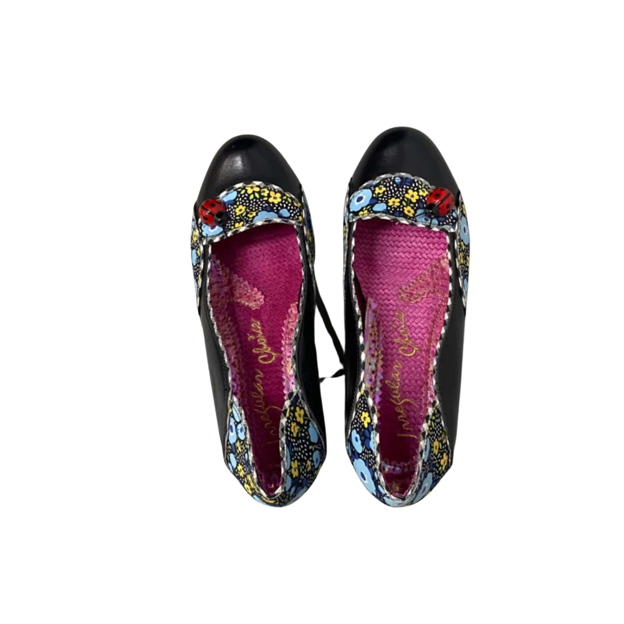 Irregular Choice Womens Size 40 Black / Floral (s)