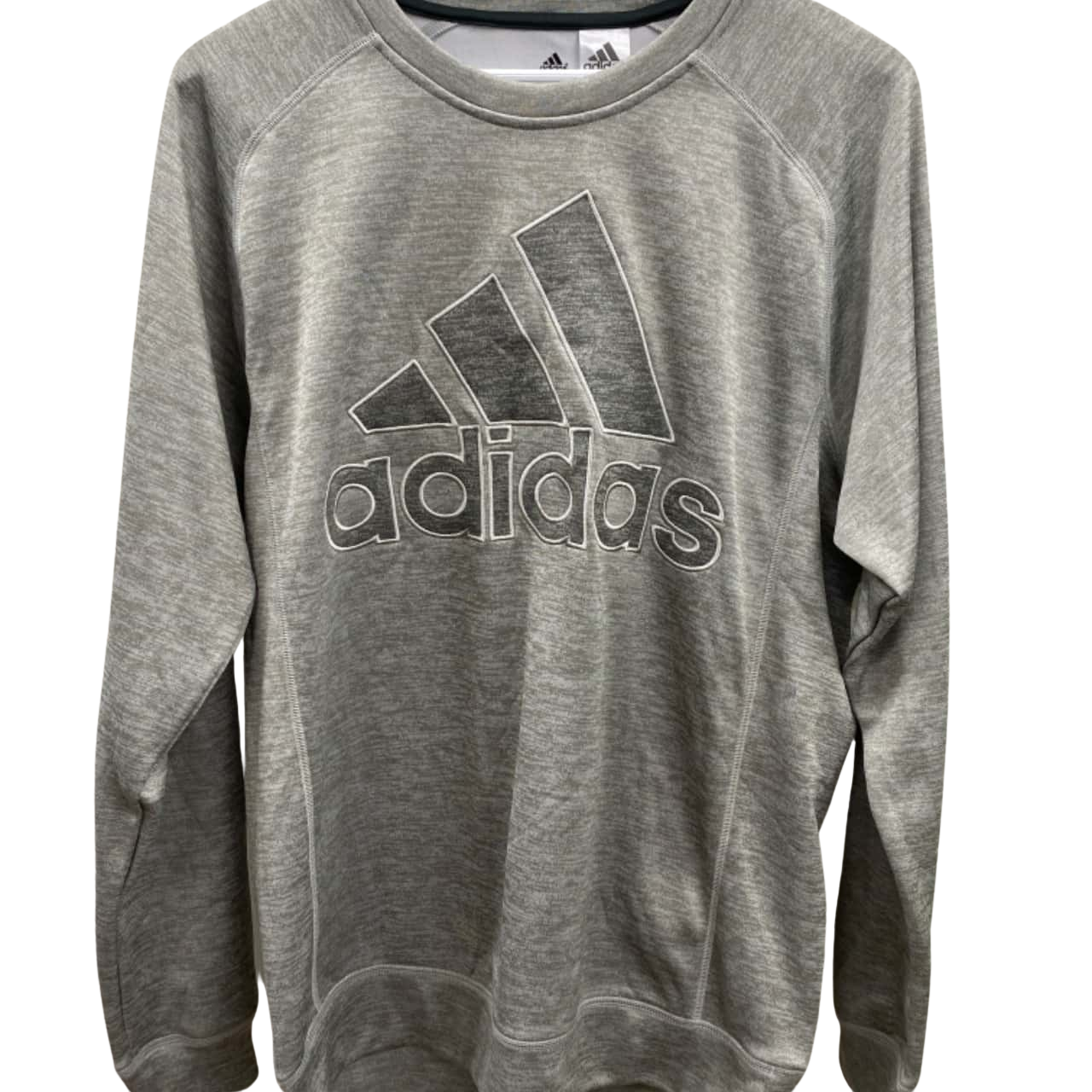Adidas Womens Size M Grey Crew Neck Jumper