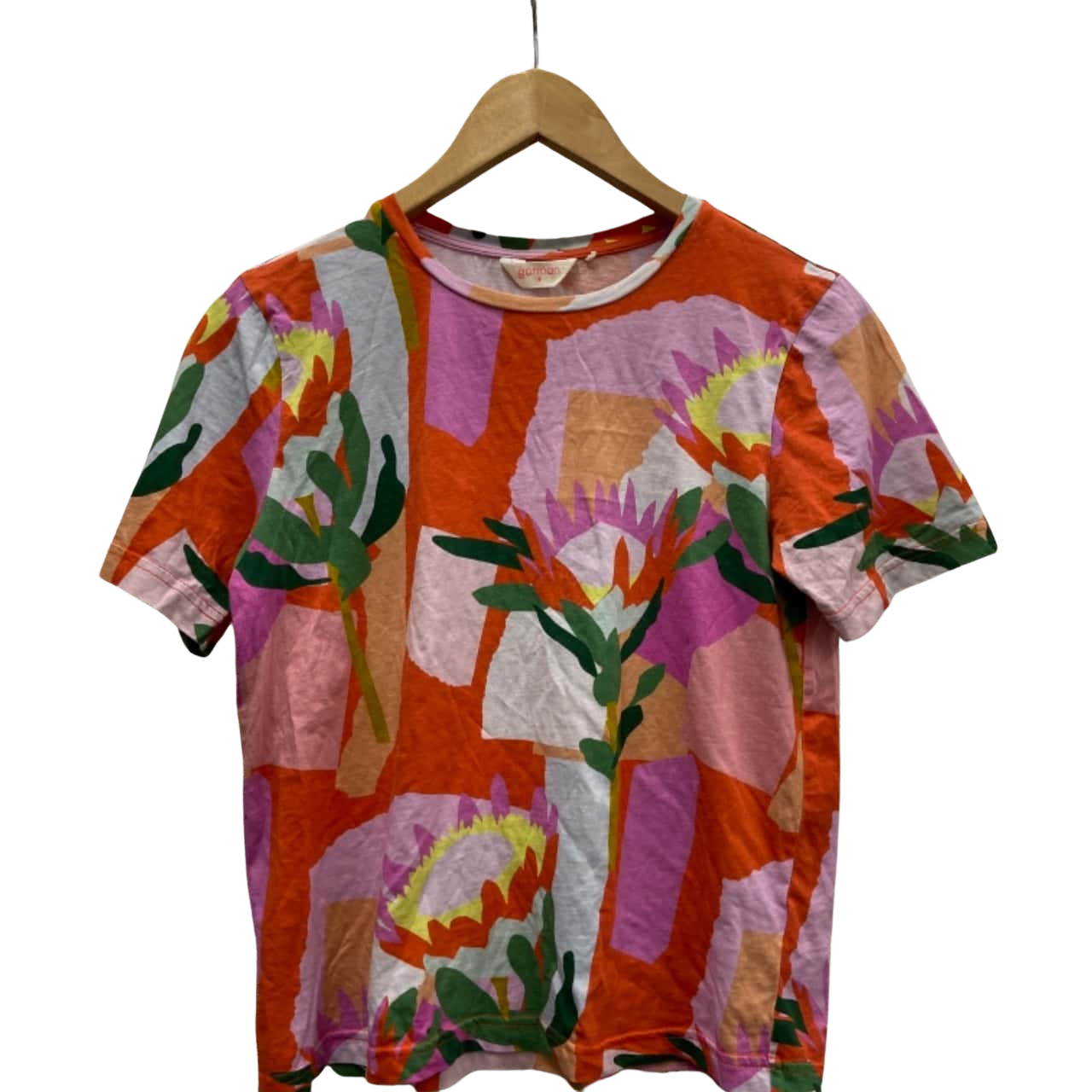 Gorman Womens Size 6 Short Sleeve Top Multicoloured (s)
