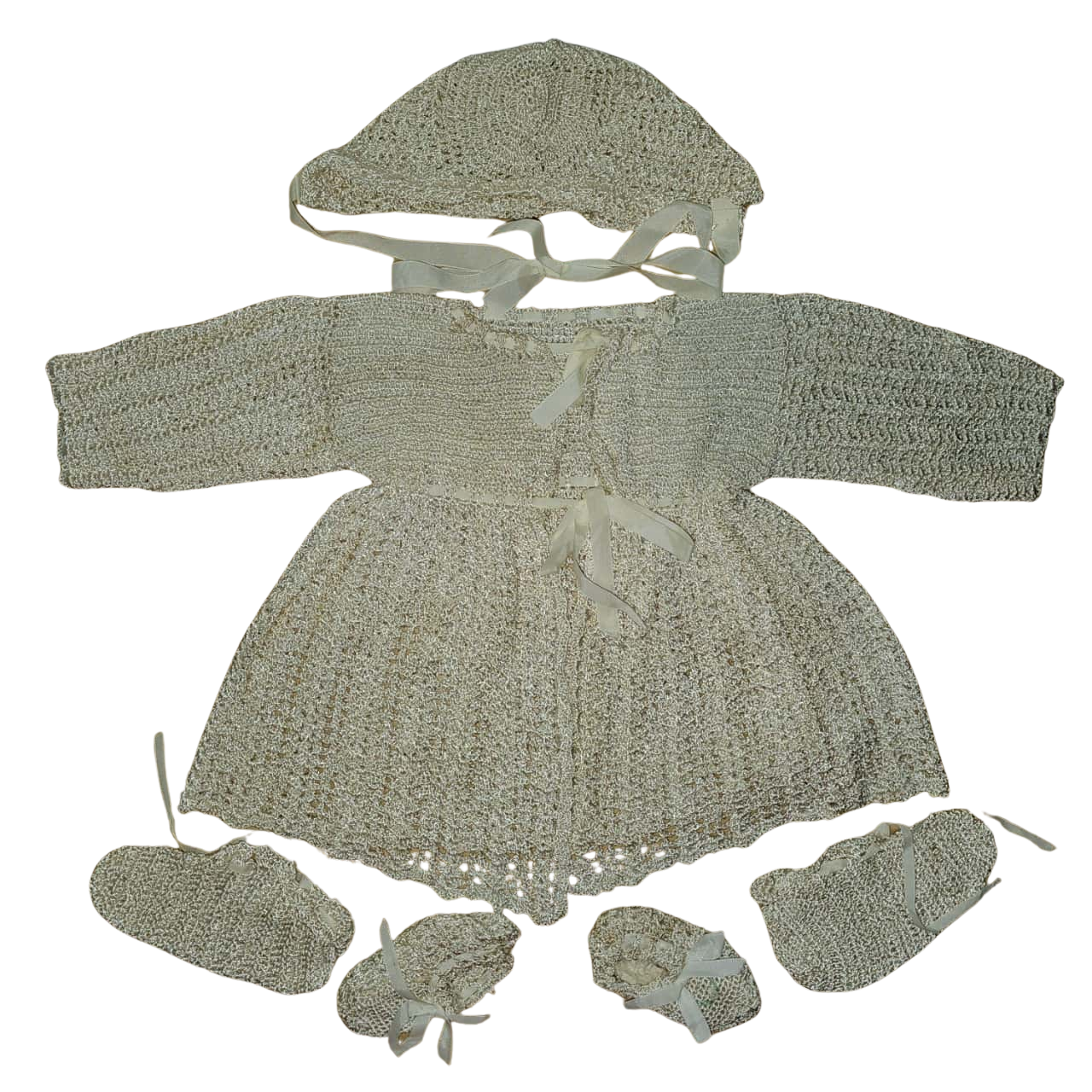 Handmade Crochet Infant Layette Set