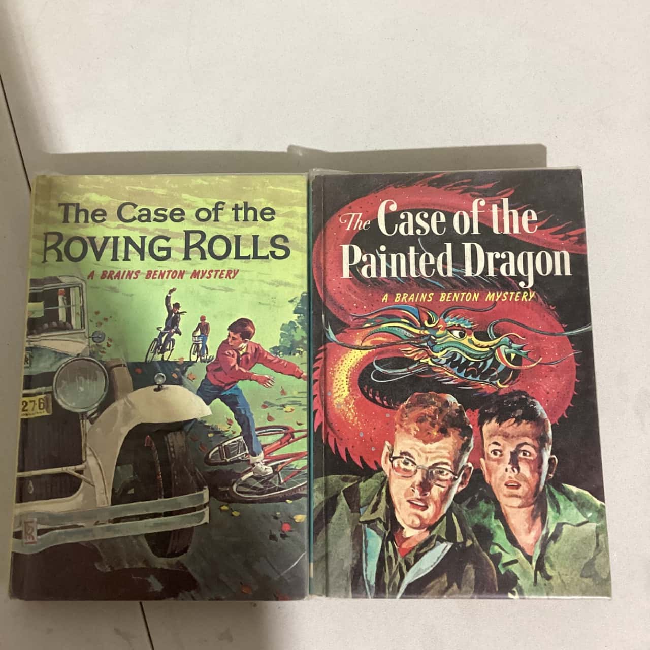 The Case of the ? Books A Brains Benton Mystery x2