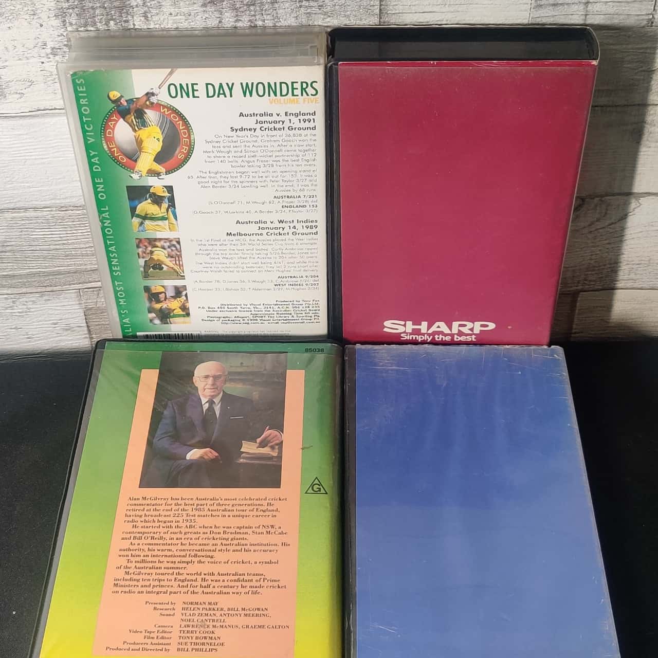 10x cricket VHS tapes