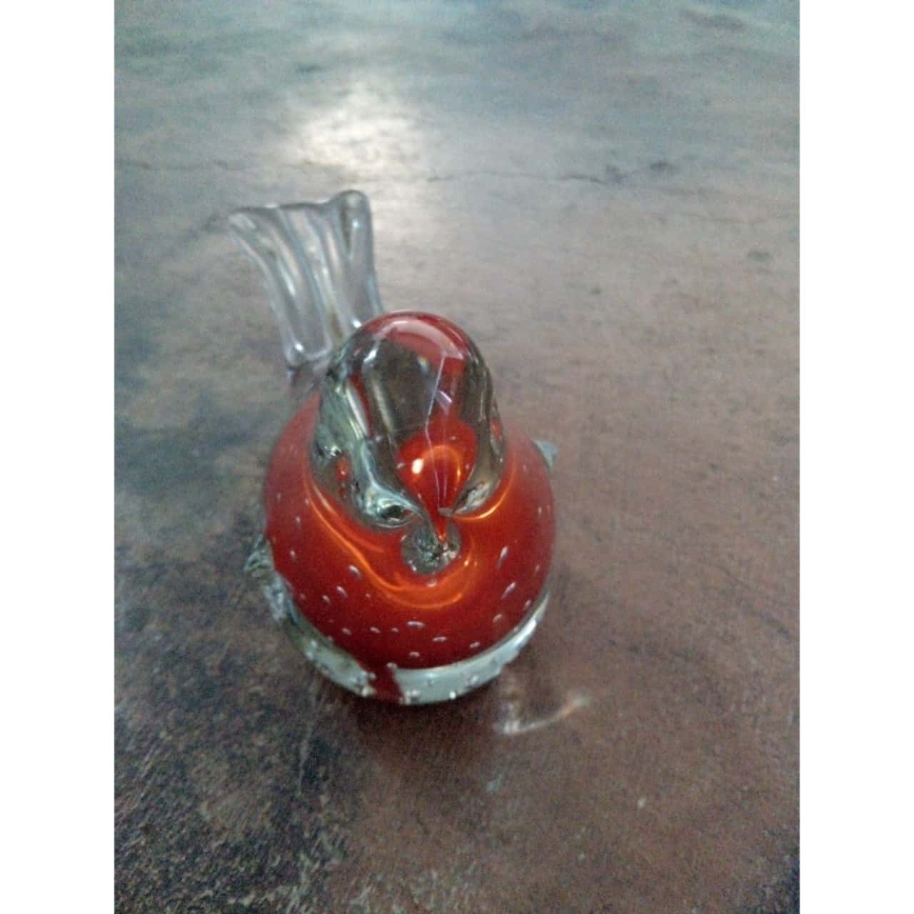 Beautiful Red Glass Bird