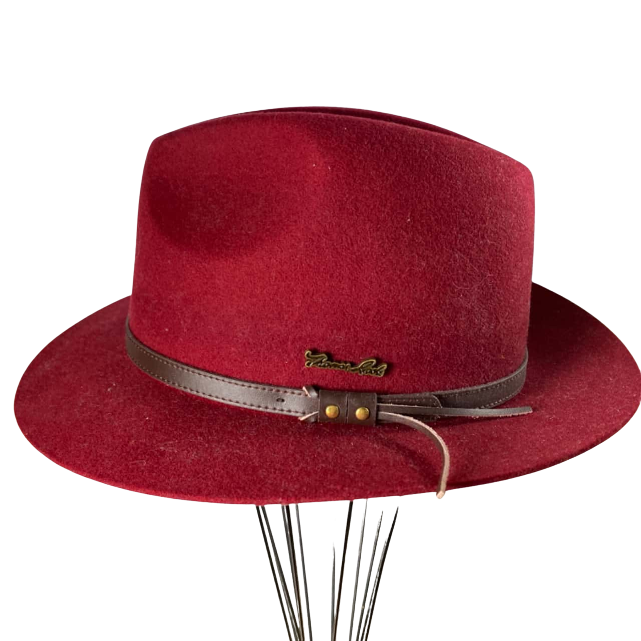 Thomas Cook Mens Jagger Felt Hat Size L/59 Red (s)