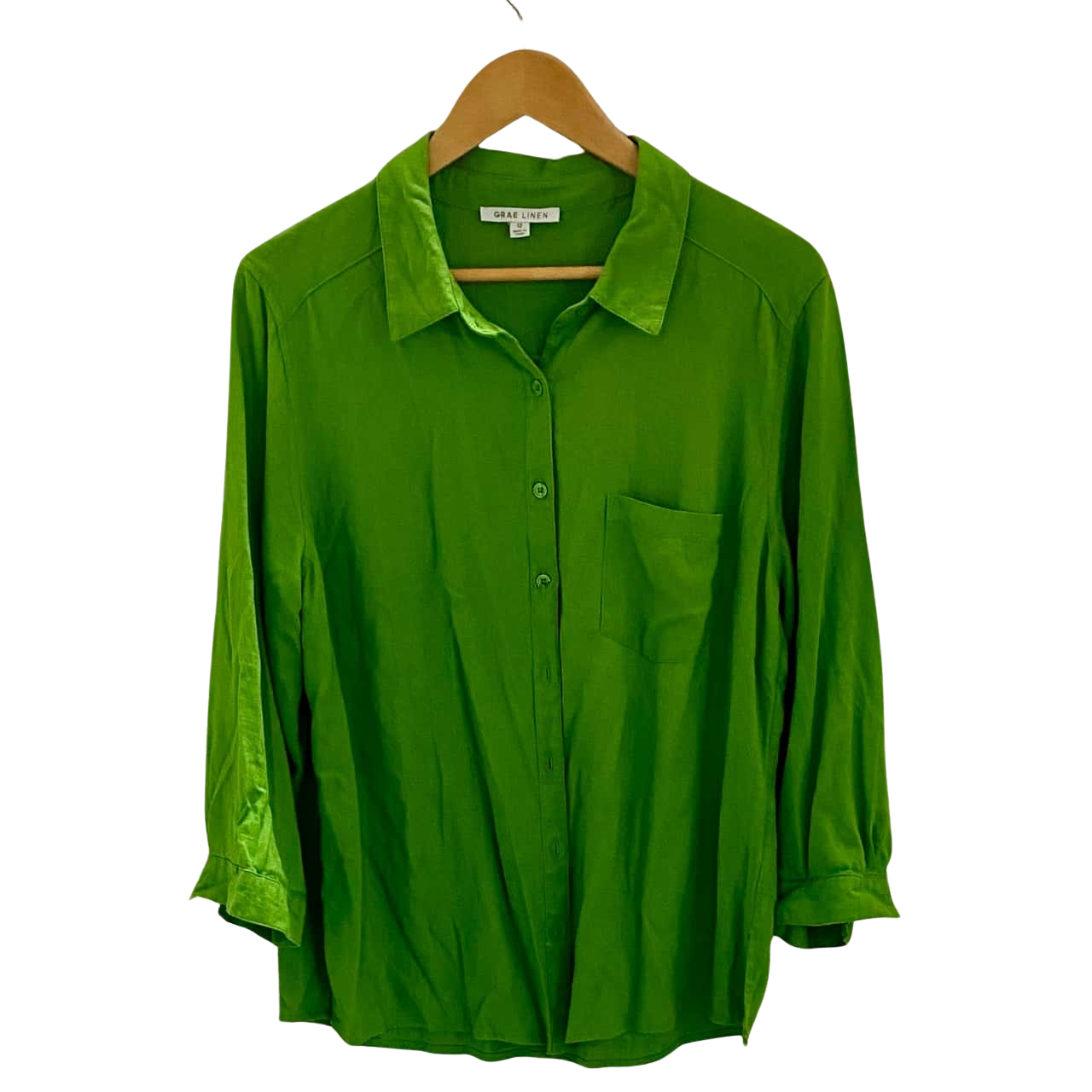 Grae Linen Size 12 Green Top(s)