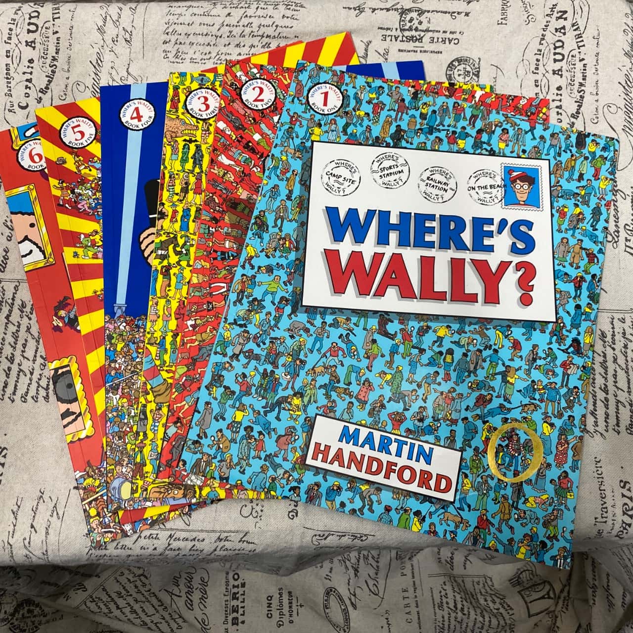 Lot Of 6 Where’s Wally? Children Puzzle Books By Martin Handford(s)