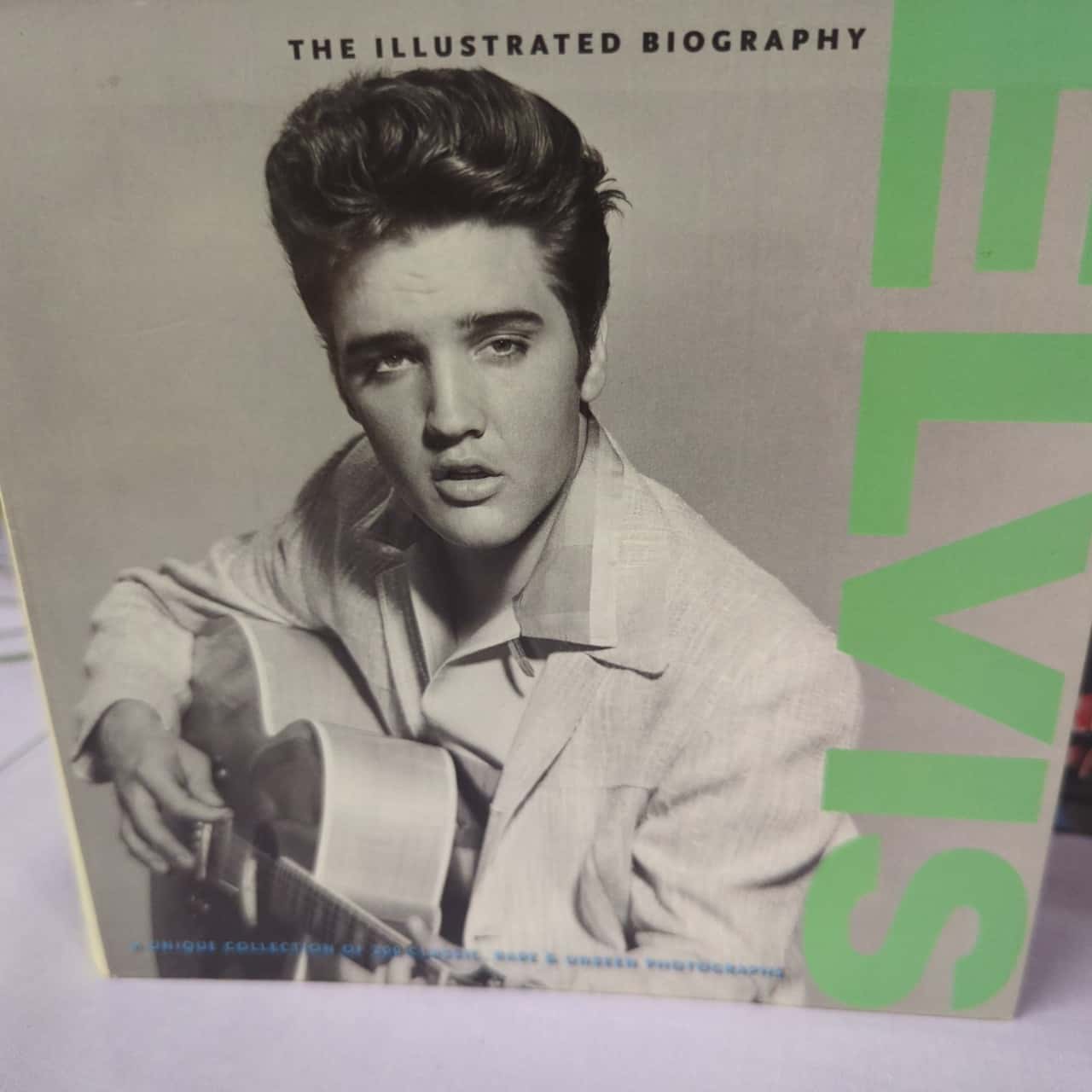 Elvis book collection.