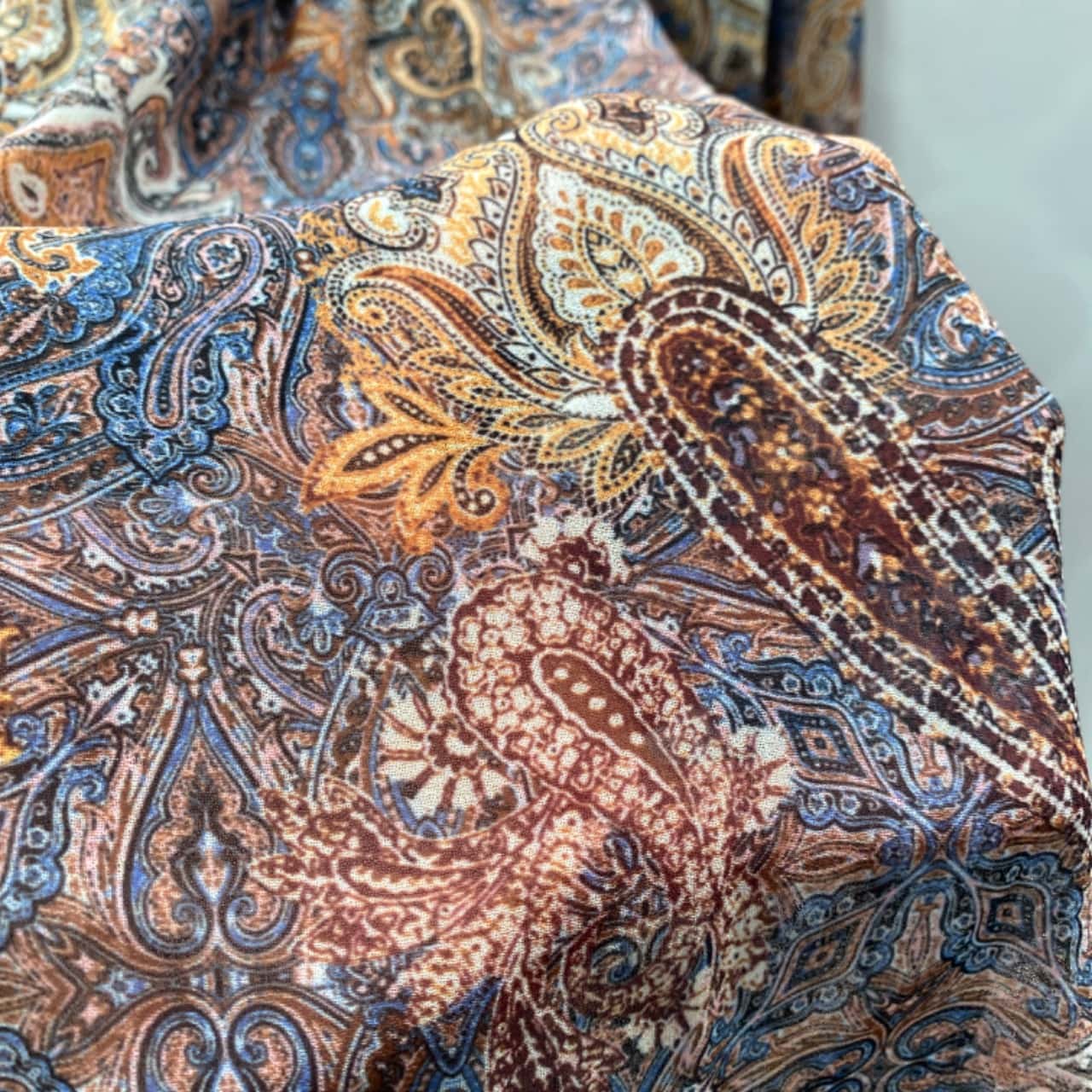 Womens Witchery Size 14 Long Sleeve Paisley Button Up Shirt S