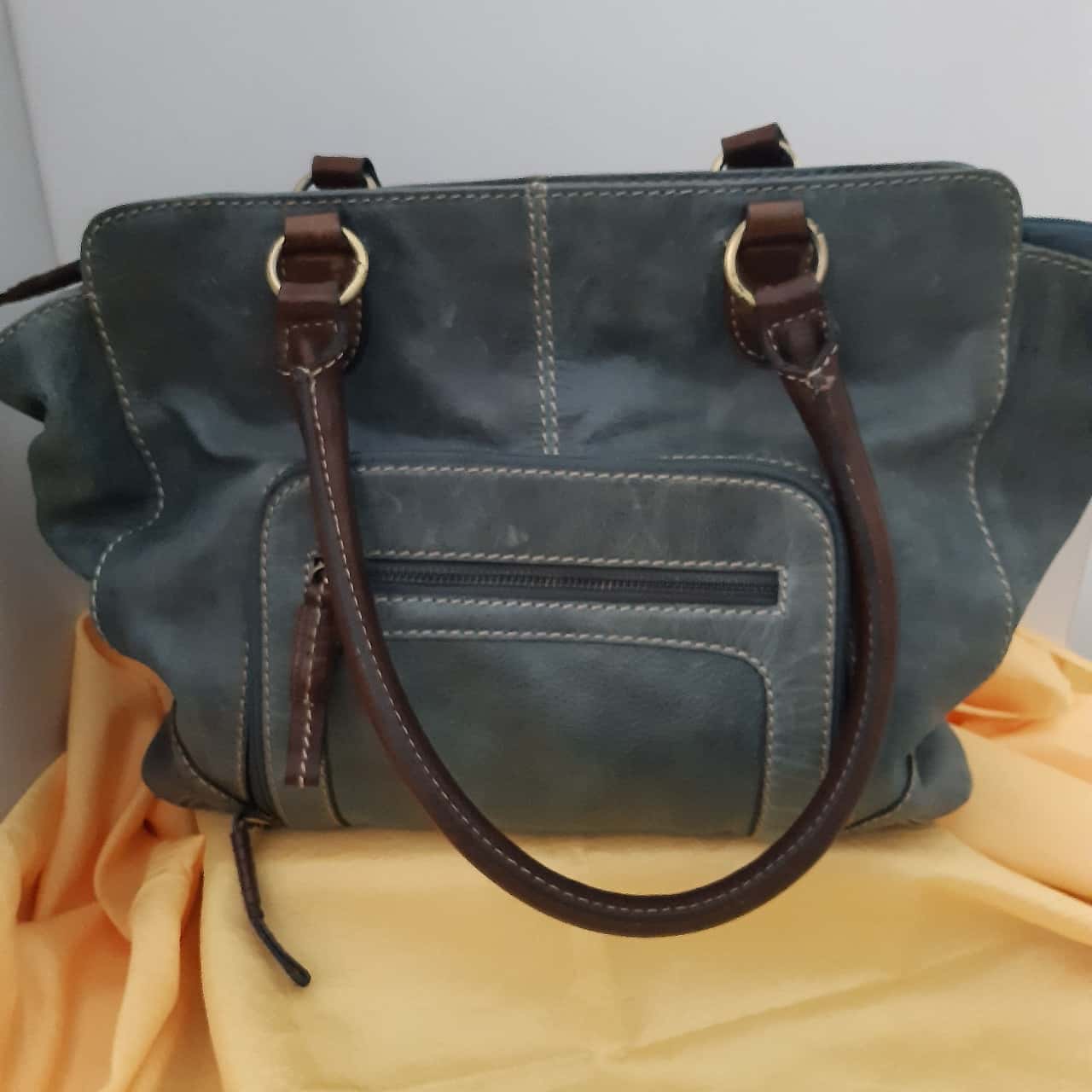 Colorado Blue Leather Handbag(s)