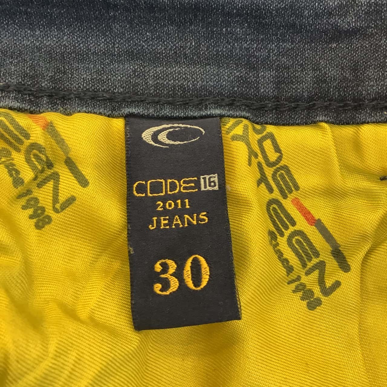 Code Sixteen Womens Size W30 Slim Fit Jeans Blue