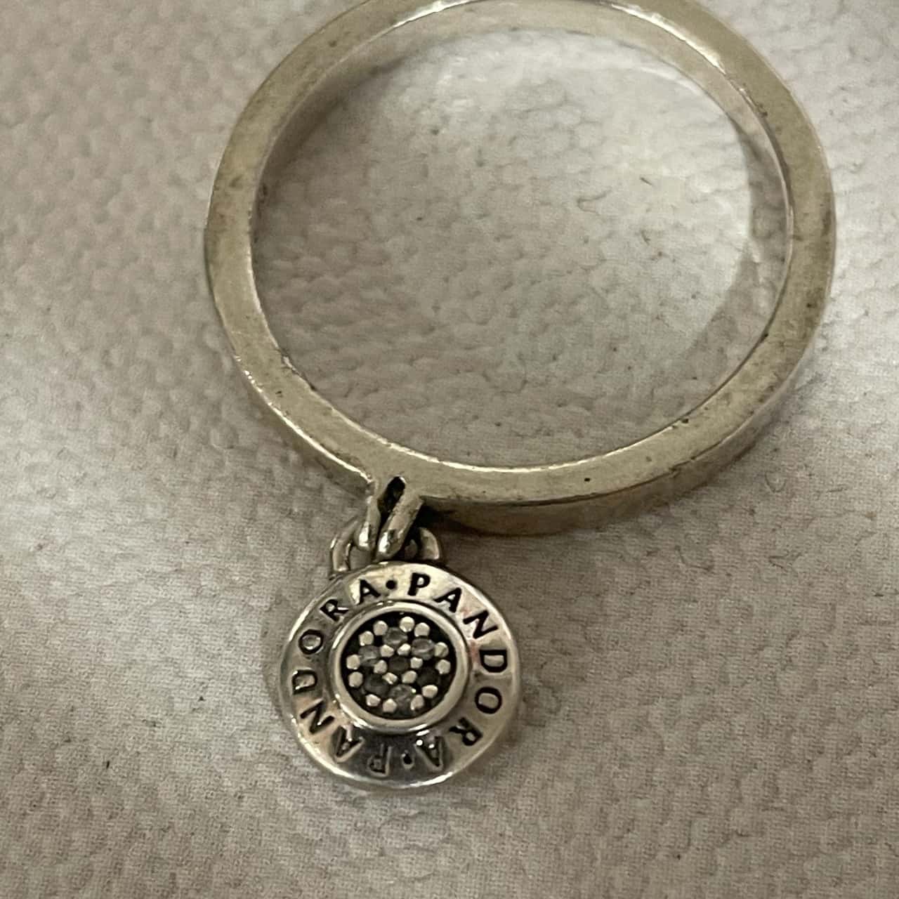 Pandora Signature Womens Rings Silver Size 58