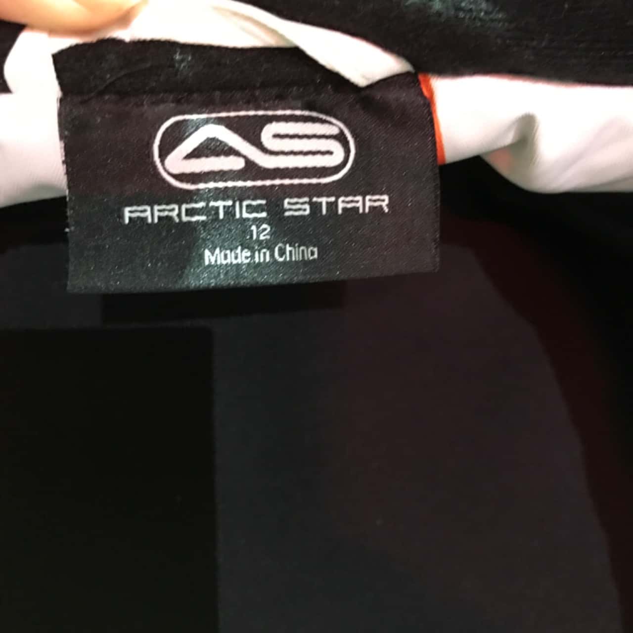 Artic Star ladies size 12 ski jacket White pattern(s)
