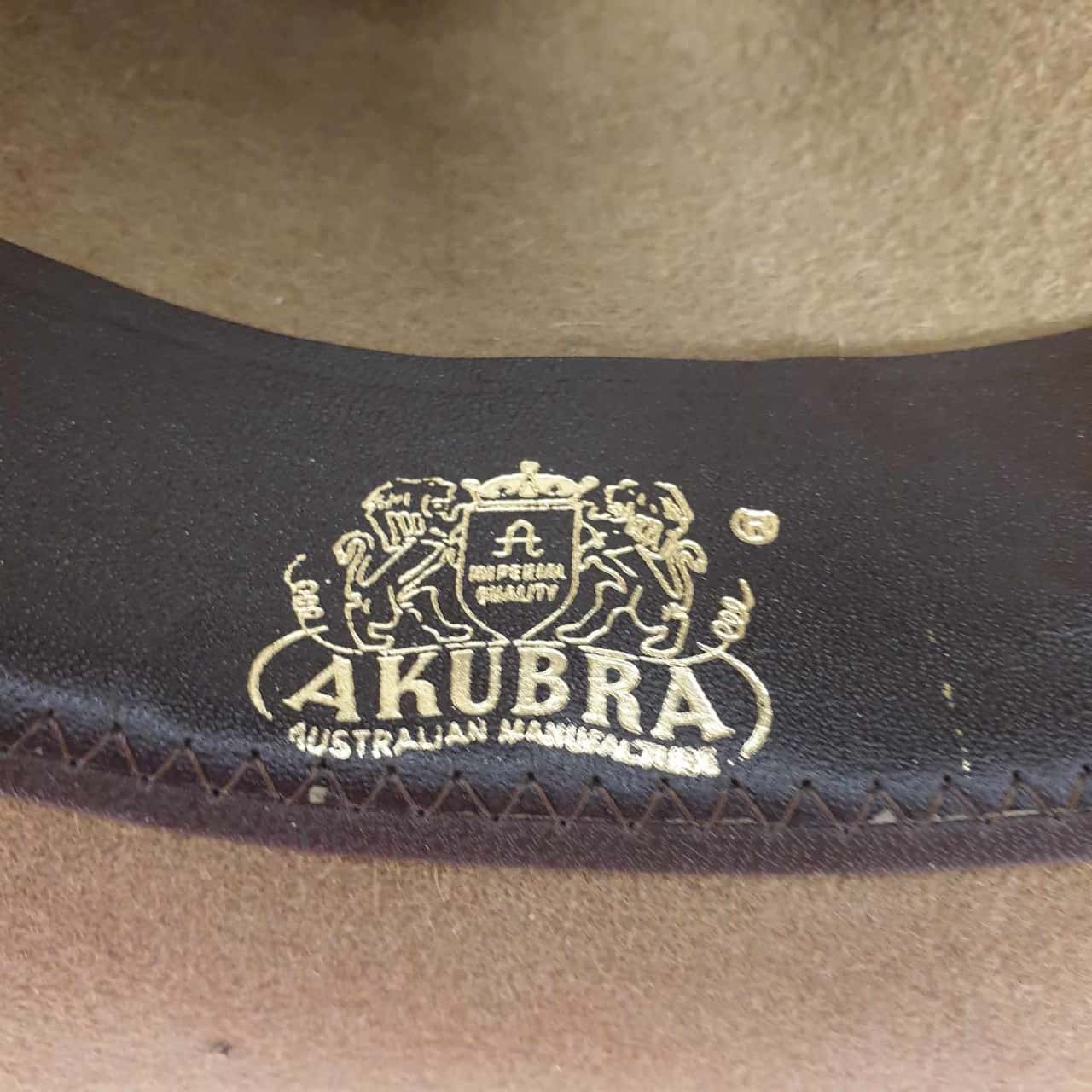 Akubra Snowy River /Made in Australia /Imperial Quality /Brown Pure Fur ...