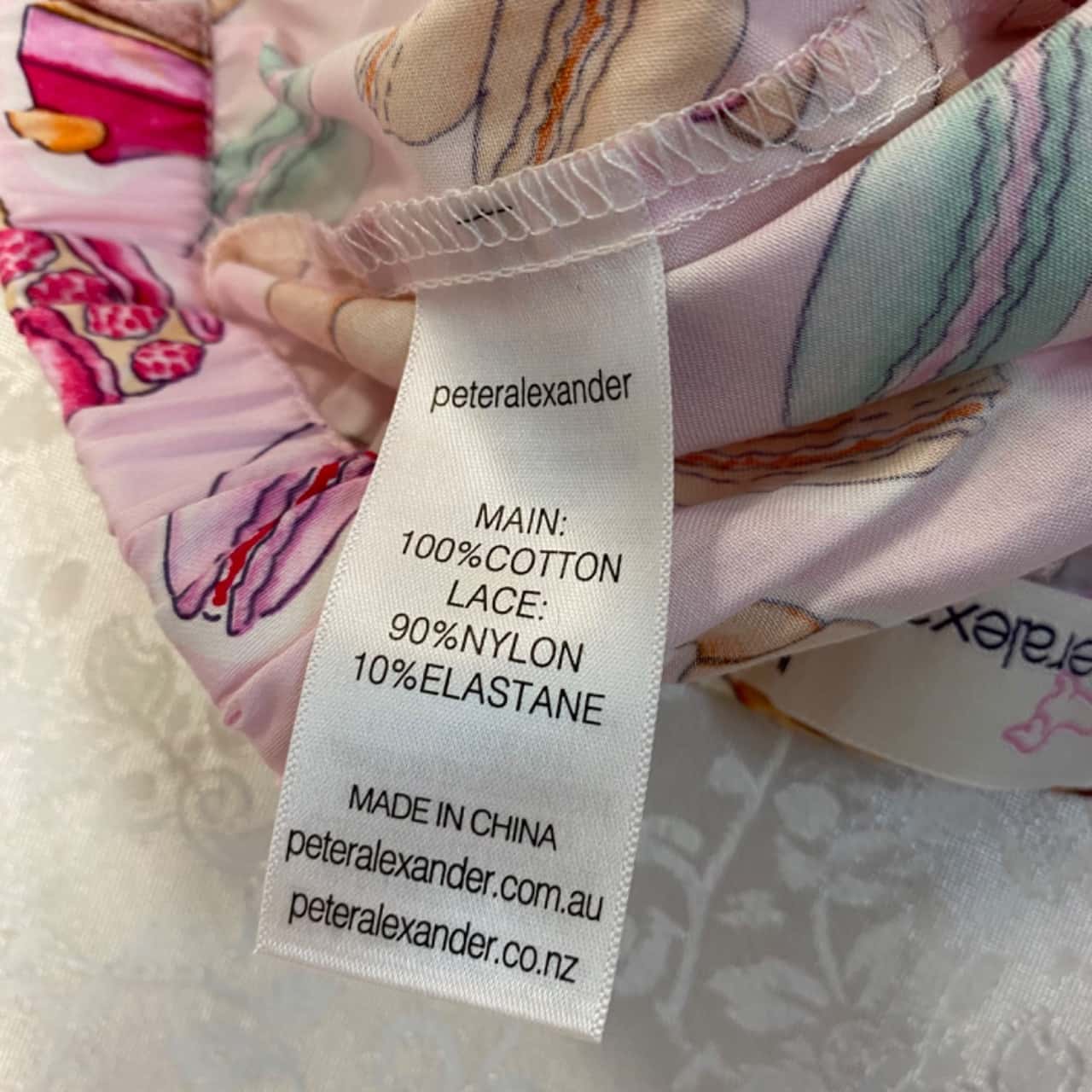 Peter Alexander Womens Size M Pink