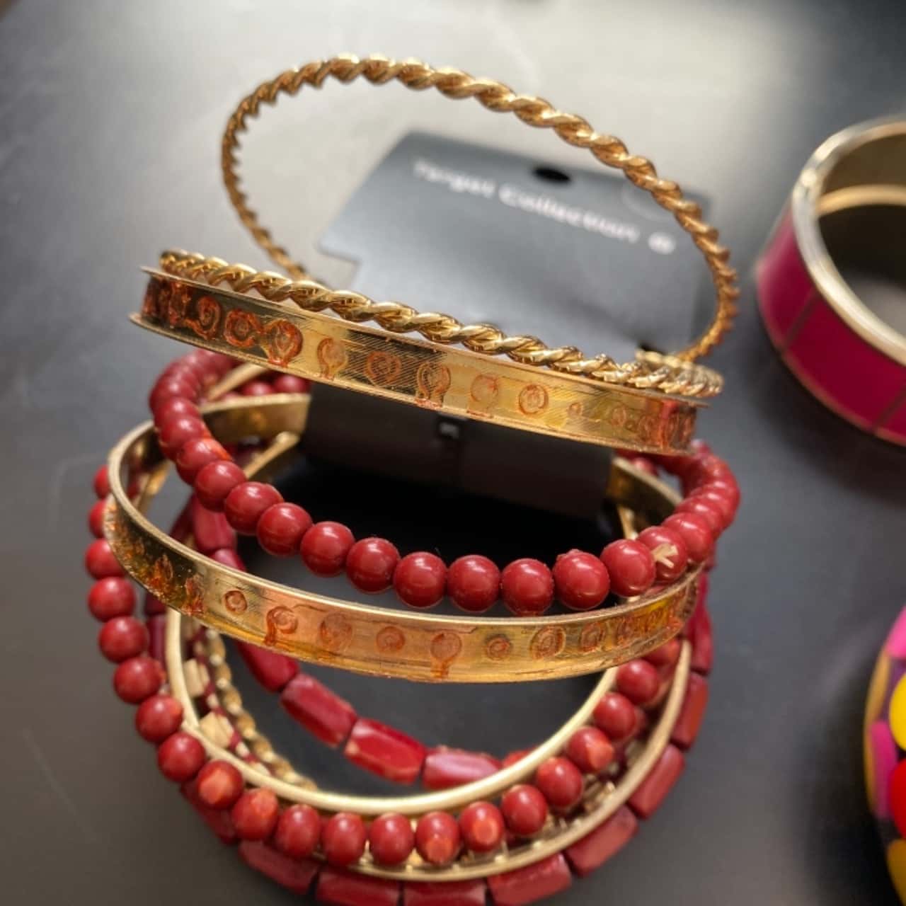 Target Ect Womens Multicoloured Bangles, Bundle of x7(s)