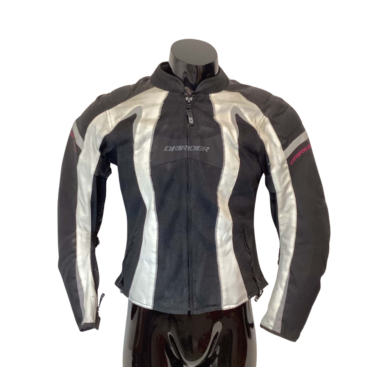 Dri Rider Womens Size 12 Biker Jacket Black / White w/ ever heat ...