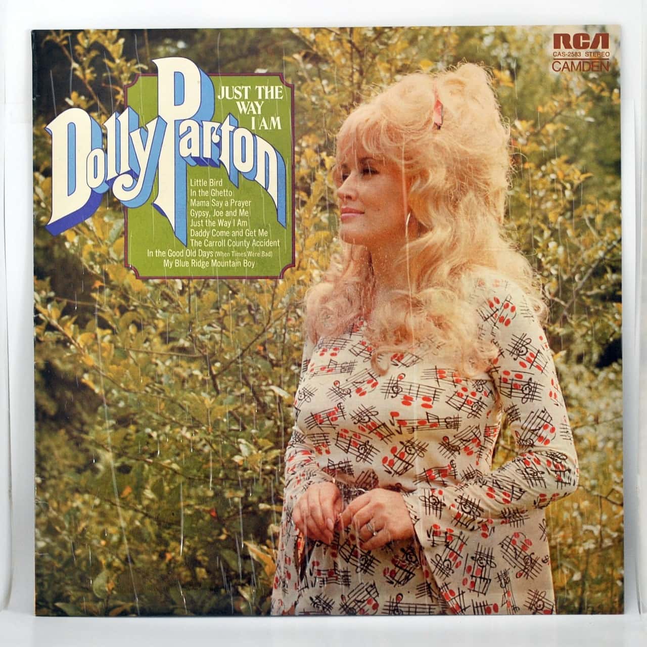 12” Vinyl Dolly Parton Just The Way I Am Released 1972