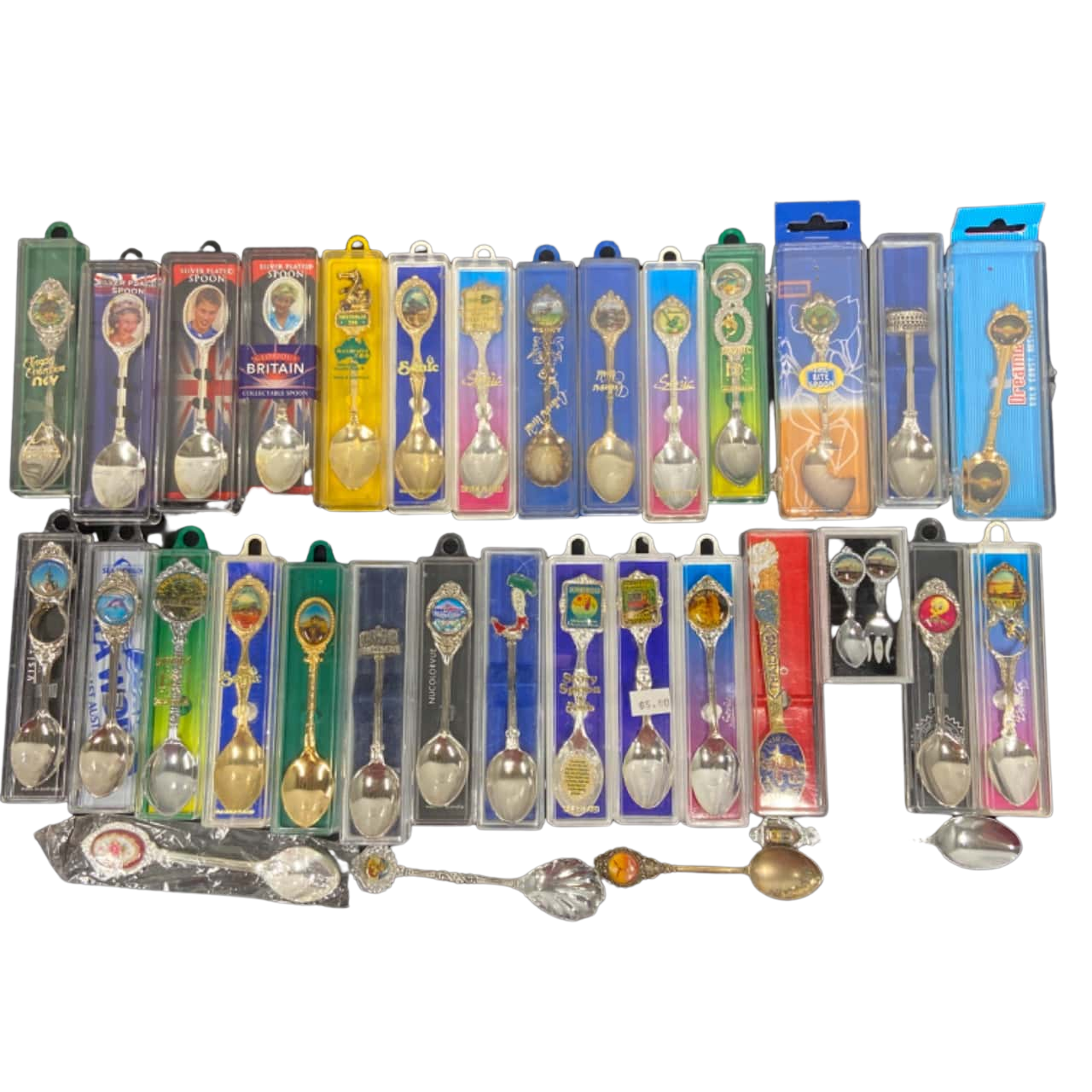 Story Spoons Collection 33 Items Assorted Destinations.