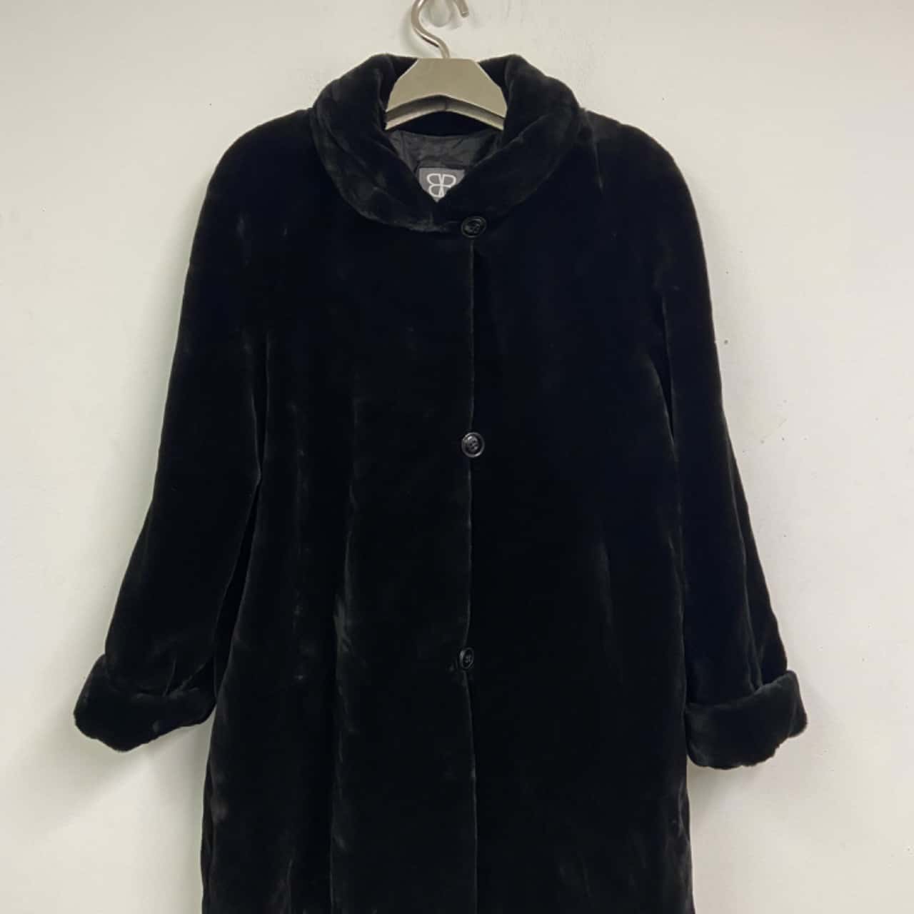 Basler Womens Size 40 Button Up / Winter Coat Black (s)