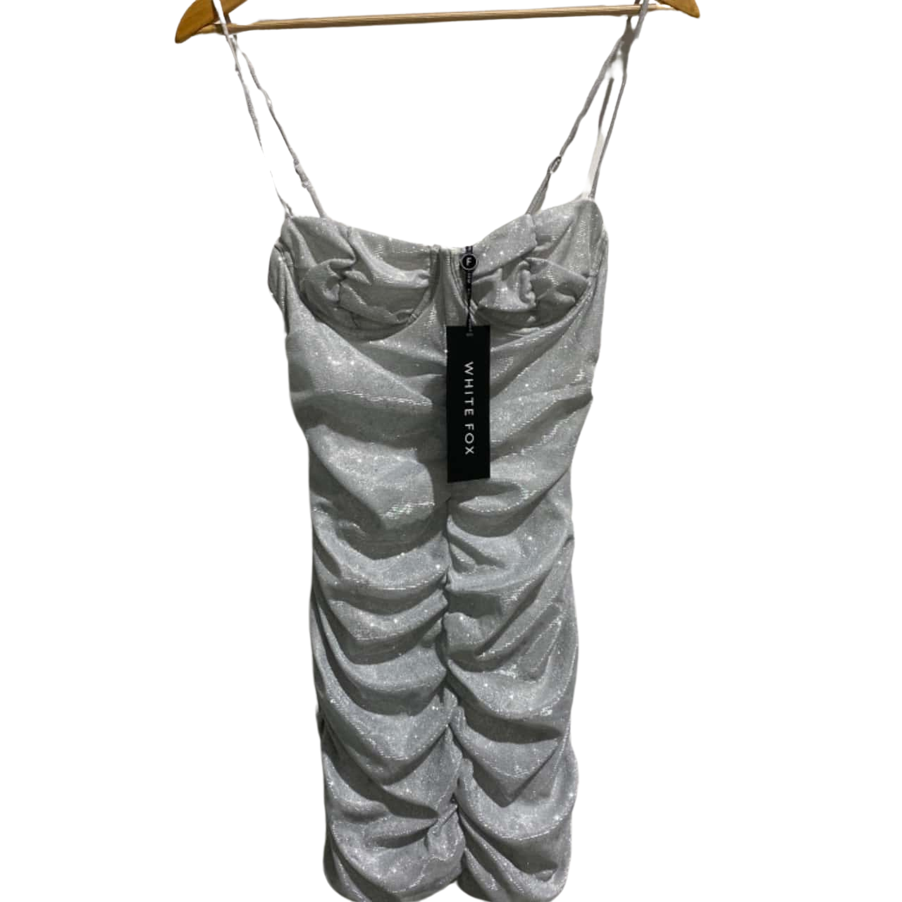 White Fox Womens Size S Bodycon Dress / Off The Shoulder / Shoestring ...