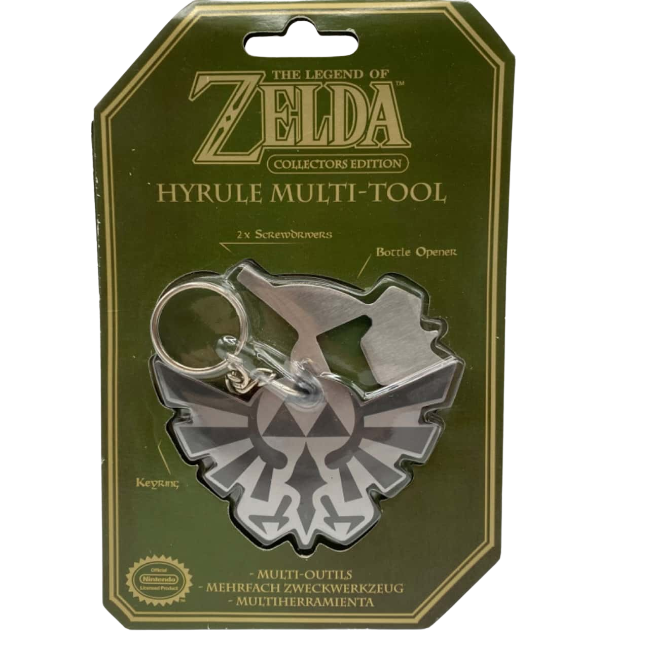 BNIB The Legend Of Zelda Collectors Edition - Hyrule Multi-Tool Keyring ...