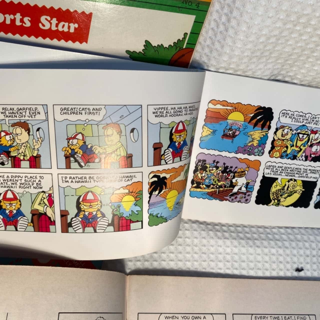 Garfield original Jim Davis comics from 85 to 89 4x bulk bundle (s)