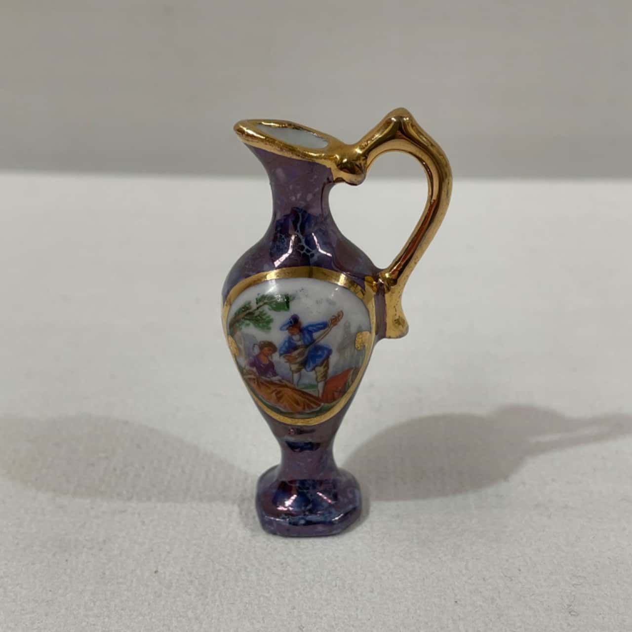 Limoges Collection of Miniatures- Leaf bowl, Plate with stand, Urn ...