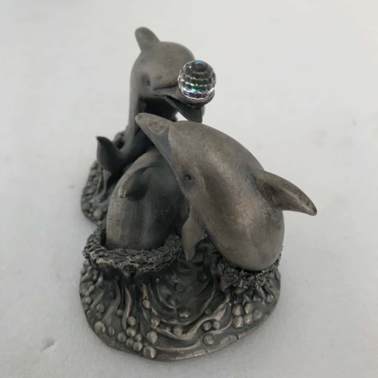 Rare Myth and Magic Pewter Figure 3321 The Playful Dolphins by Mark ...