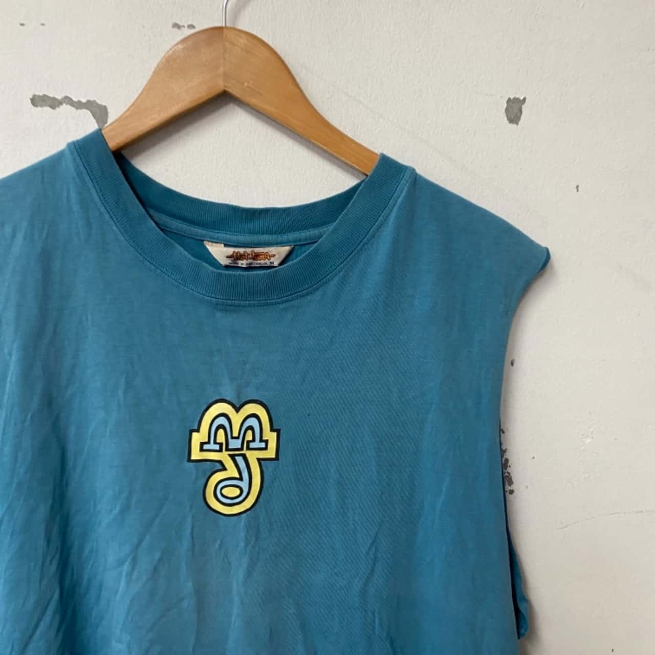 Hot Tuna Vintage Mens Size M Blue Singlet(s) - Used Fair | Salvos Stores