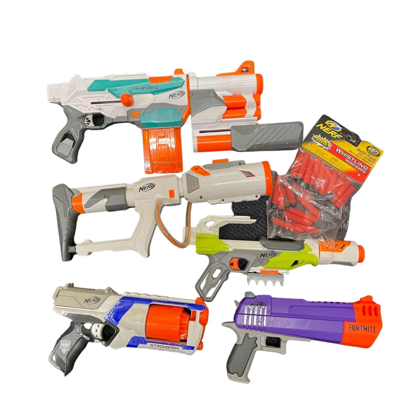 Nerf guns x 5 plus ammo(s)