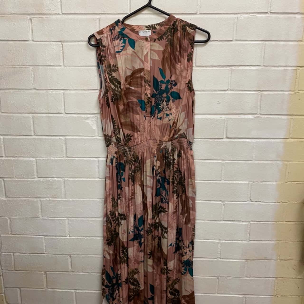 Witchery Womens Size 12 Beige / Pattern Dress(s)