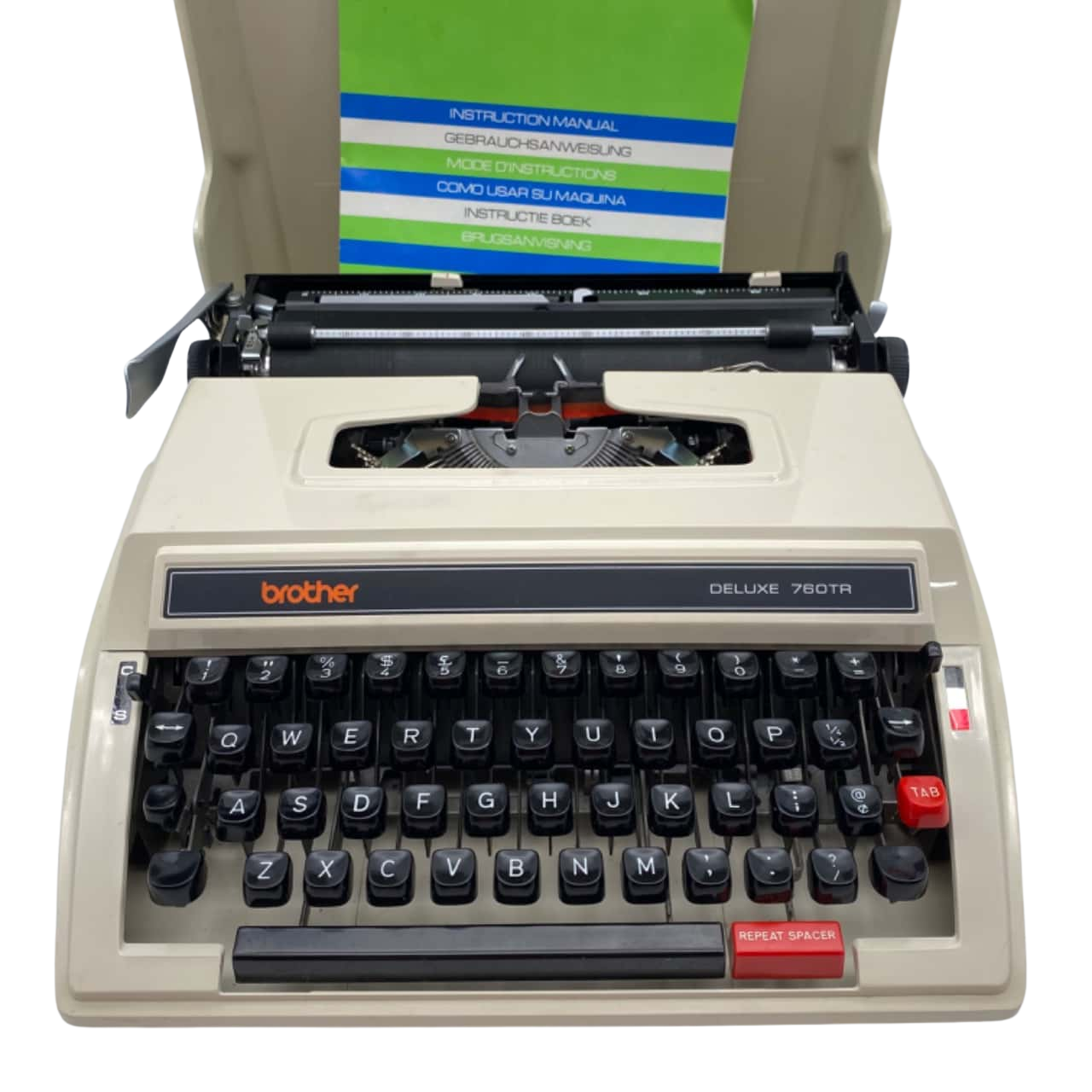 Vintage Brother Deluxe 760 TR Portable Typewriter (s)