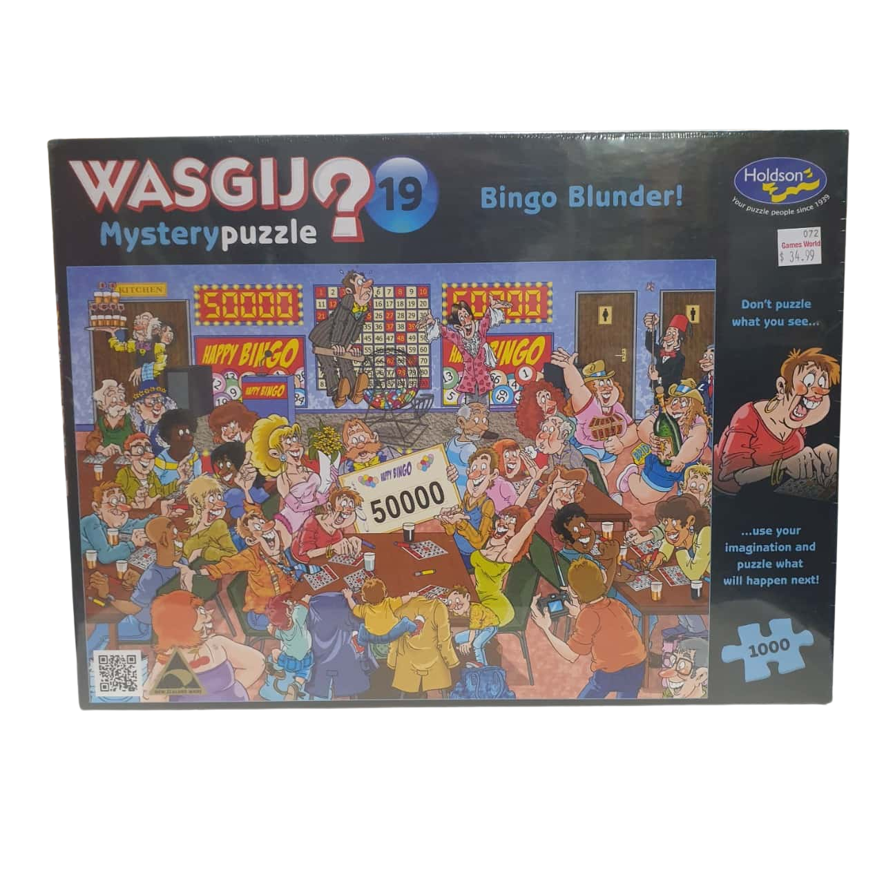 New Sealed Wasgij? Mystery #19: Bingo Blunder! (1000pc Jigsaw) Board ...