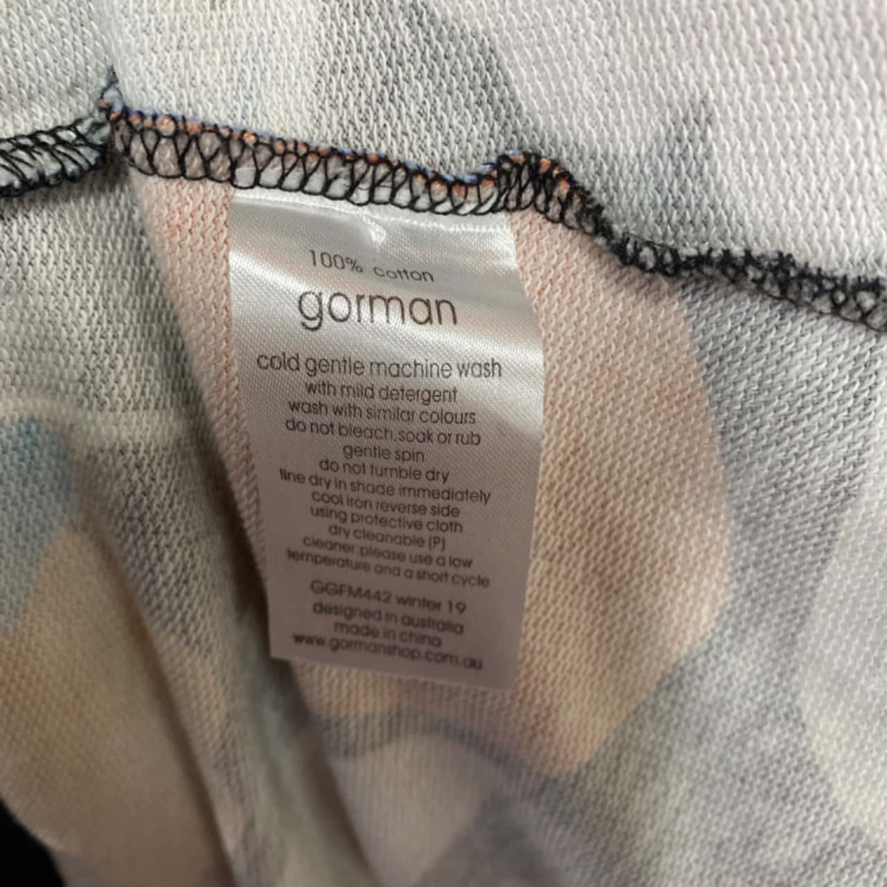 Gorman Womens Size 12 Midi Dress Black / Multicoloured / Orange (s)