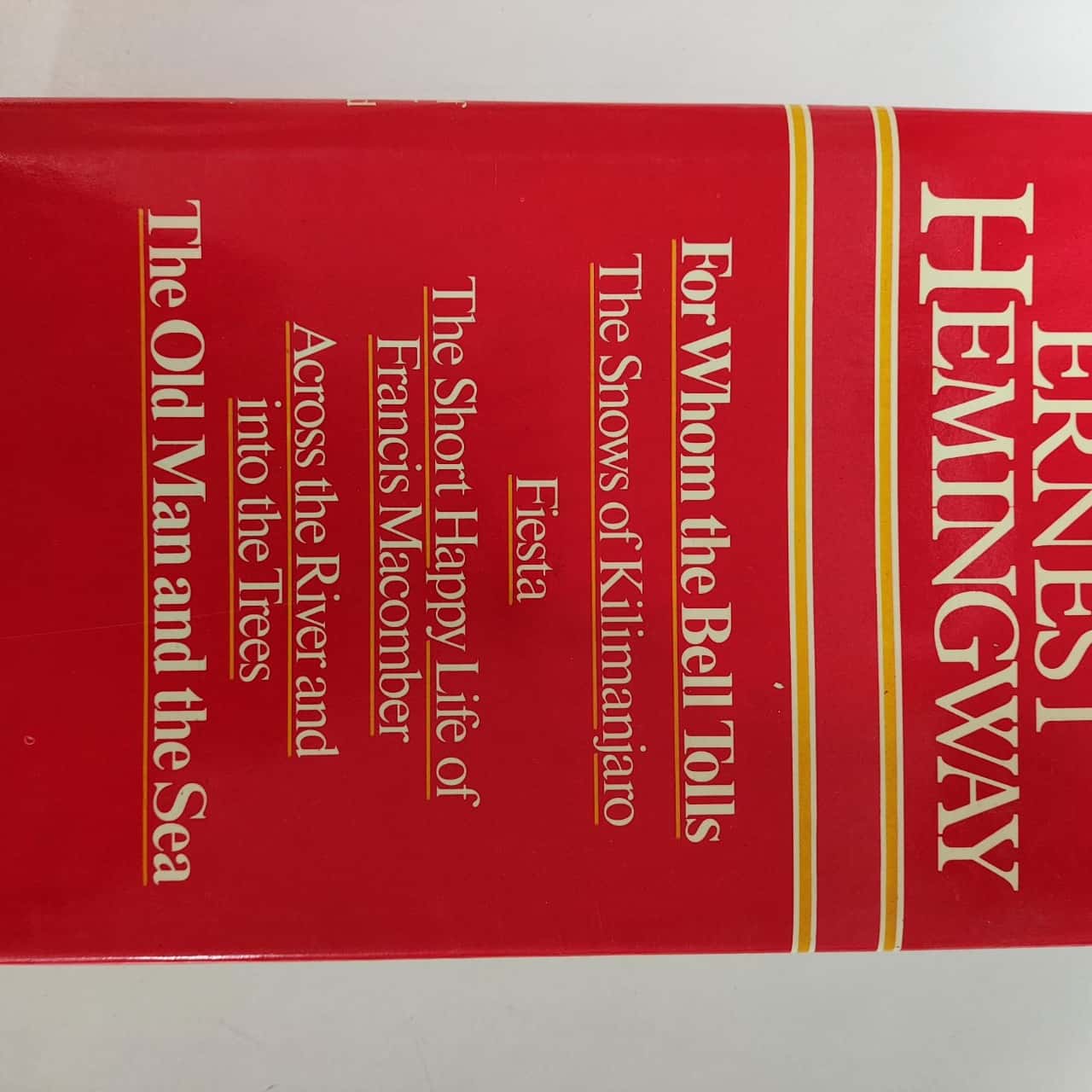 Ernest Hemingway hardcover collection