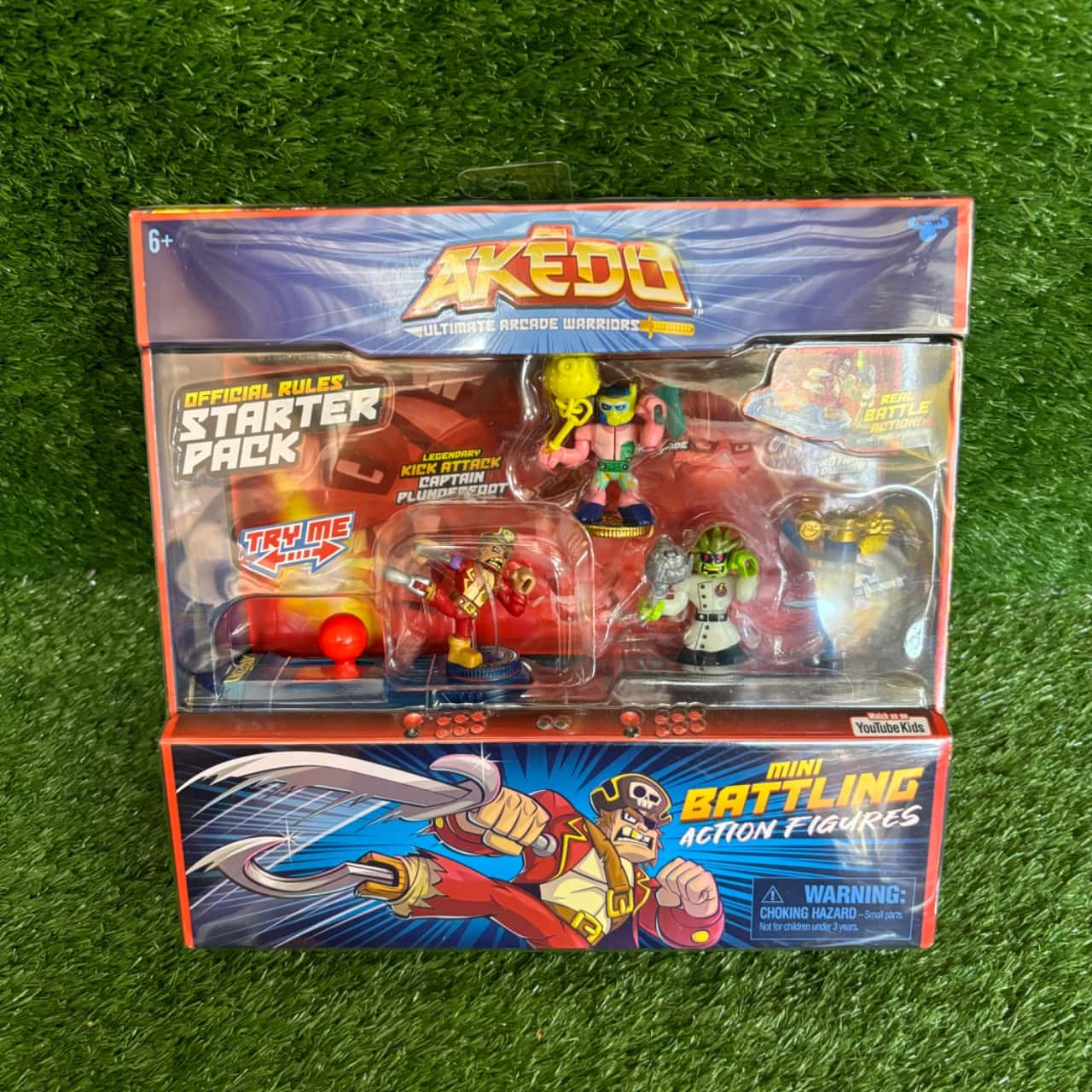 Akedo Starter Pack - 4 Mini Battling Action Figures (New)(s)